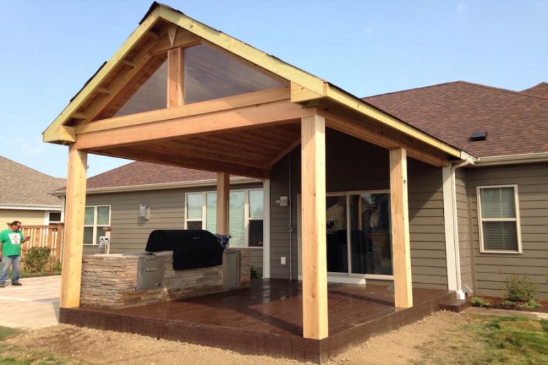 Pleasant Prairie Trex® & Cedar Pavilion - Rock Solid Builders, Inc.