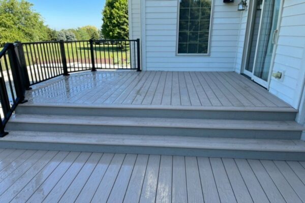 TimberTech® Deck with Trex® Signature Railings McHenry - Rock Solid ...