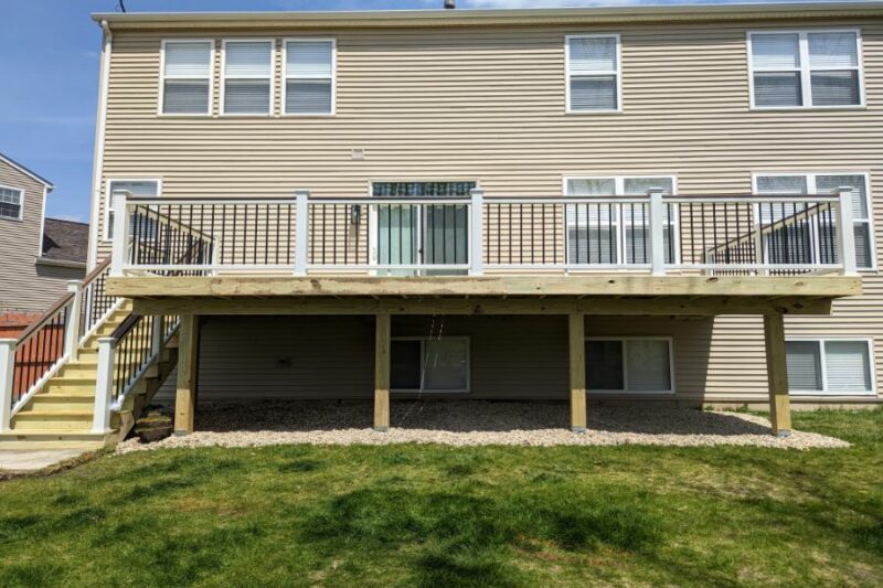 Photo Galleries - Composite & Wood Combination Decks - Rock Solid ...