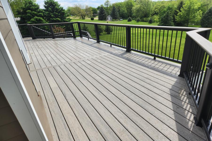 Timbertech® Reserve Driftwood with Top Rail Deck Board Johnsburg - Rock ...